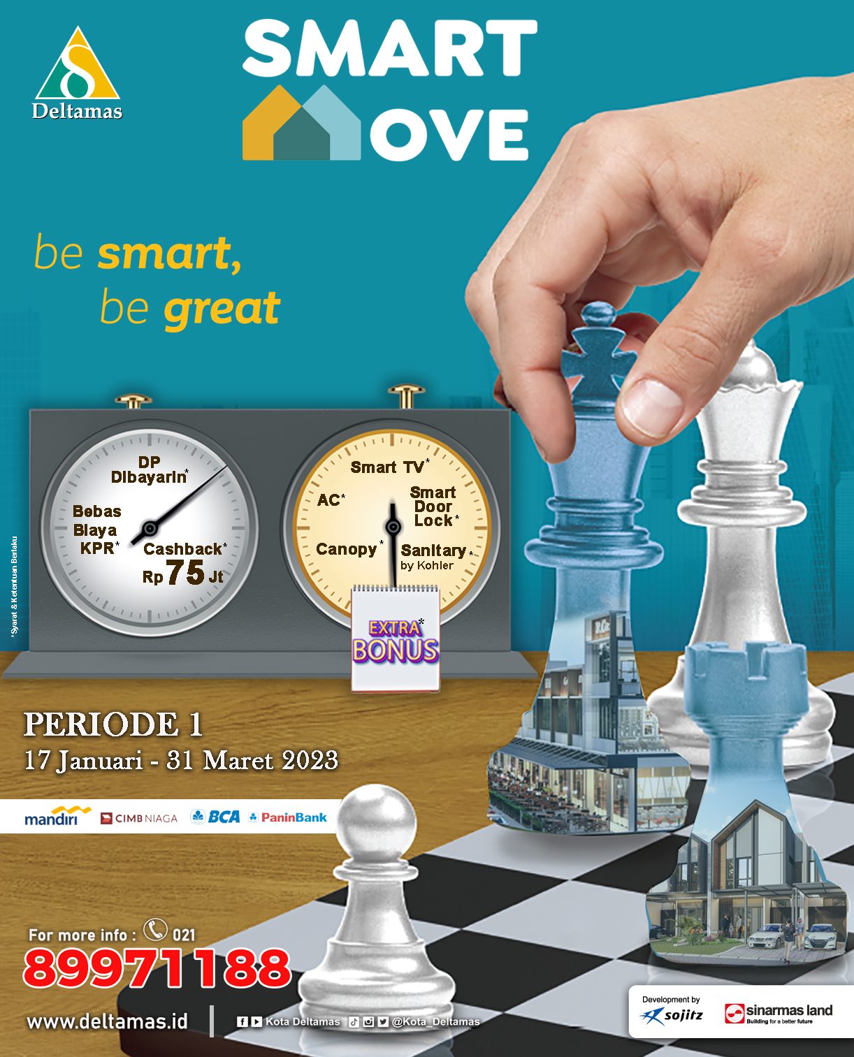 SMART MOVE Sinar Mas Land - Kota Deltamas